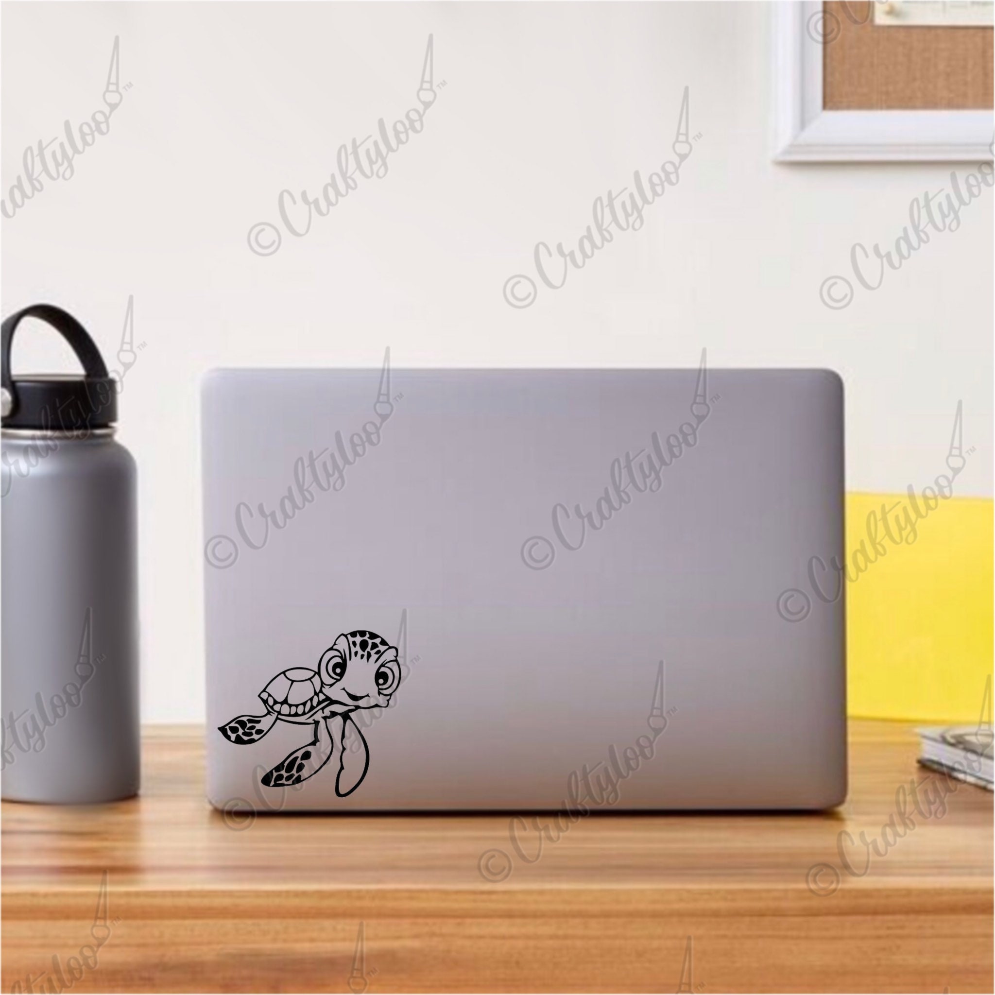 Cute Turtle Vinyl Decal Turtle Decal Car Decal Window - Etsy