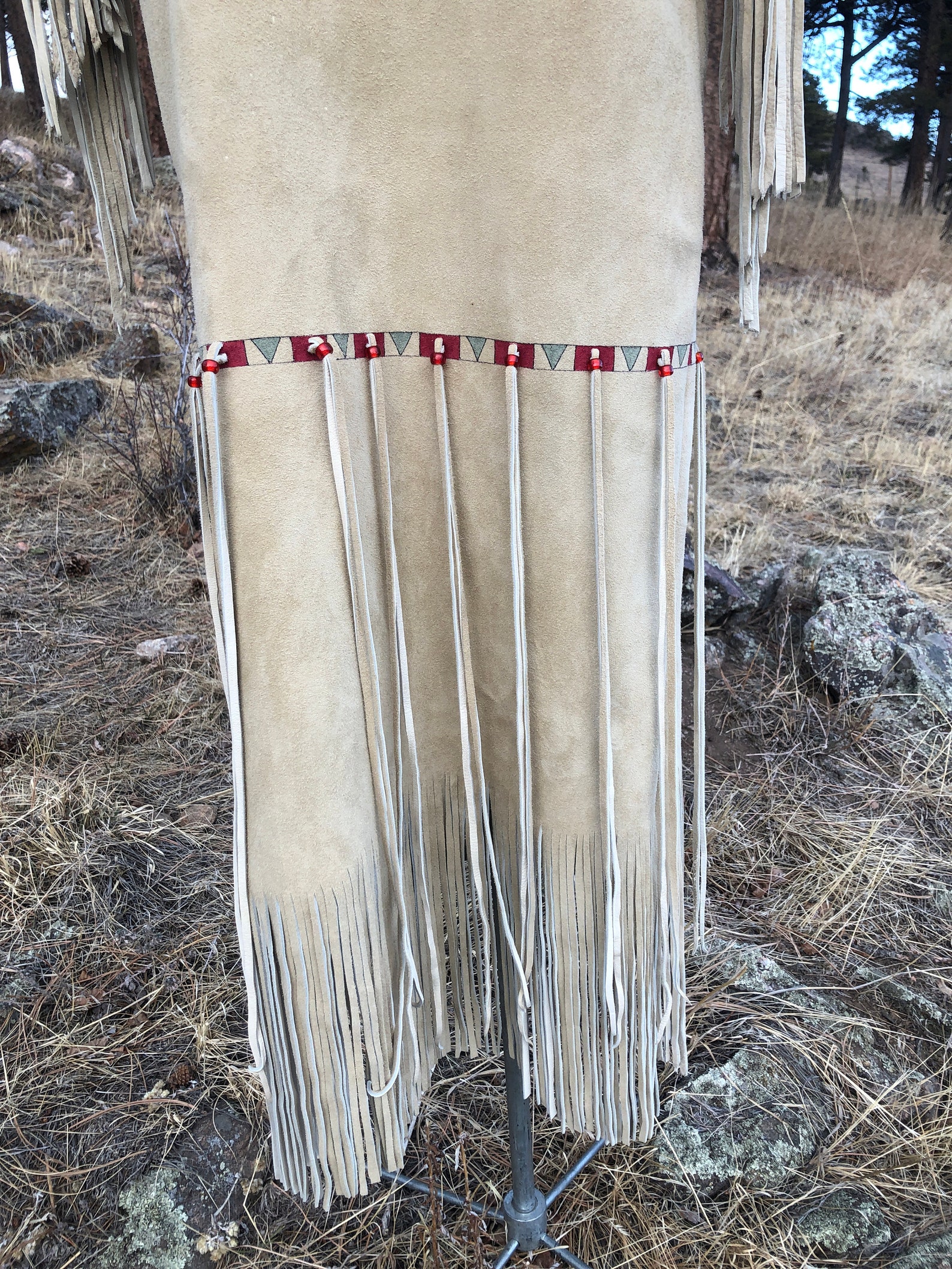 Buckskin-deerskin Native American Dress Plains Indian - Etsy