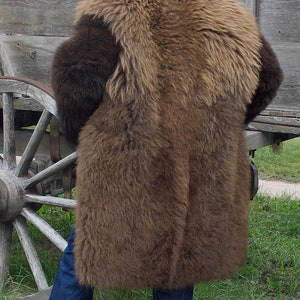Buffalo Fur Coat - American Bison Coat, Handmade (made to Order) - Etsy