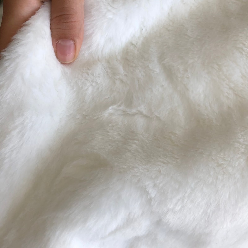 White Faux Fur Fabric - Etsy