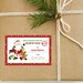 Editable Gift Labels Christmas Gift Tag Labels in 3 Sizes North Pole ...