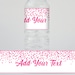 Editable Pink Water Bottle Labels Editable Pink Bottle Labels Pink ...