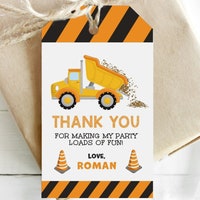 Construction Party Food Labels - Printable Construction Food Tent ...