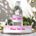 Editable Pink Water Bottle Labels Editable Pink Bottle Labels Pink ...
