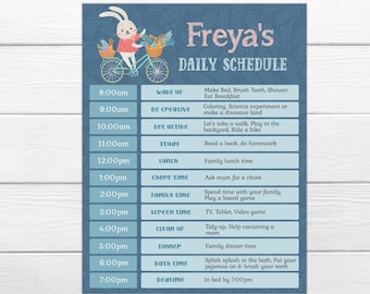 Editable Monsters Homeschool Schedule Monster Daily Routine - Etsy