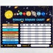 Editable Outer Space Reward Chart, Printable Solar System Homework Help ...