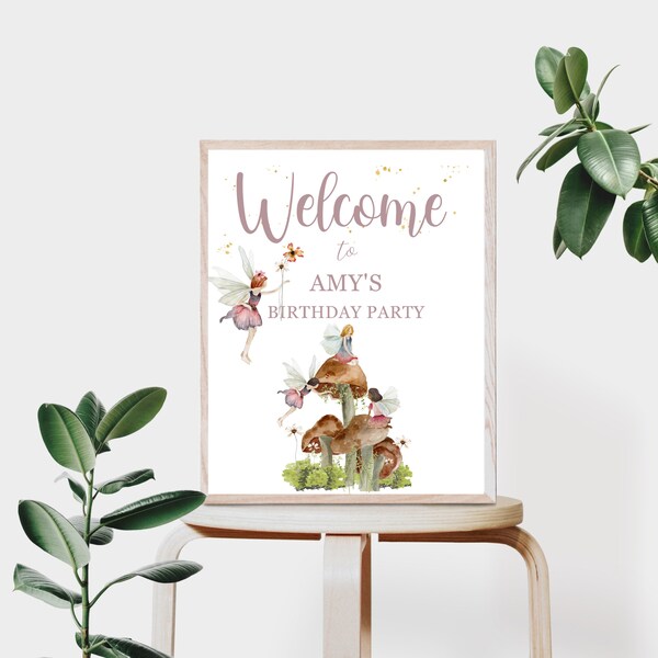 Fairies Welcome Sign - Etsy