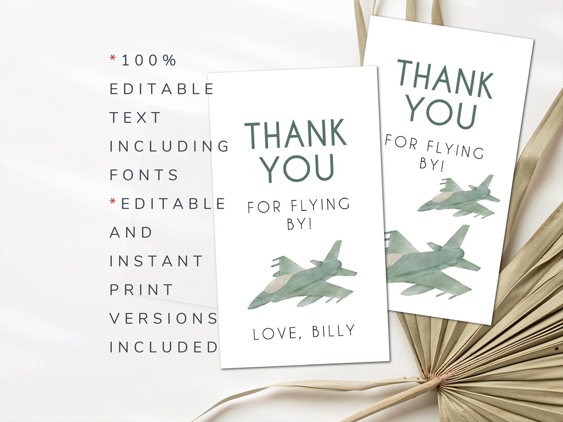 Jet Fighter Invitation Editable Fighter Pilot Birthday Invitation ...