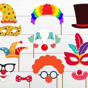 Circus Party Props. Circus Photo Booth Props Circus Printable Props for ...
