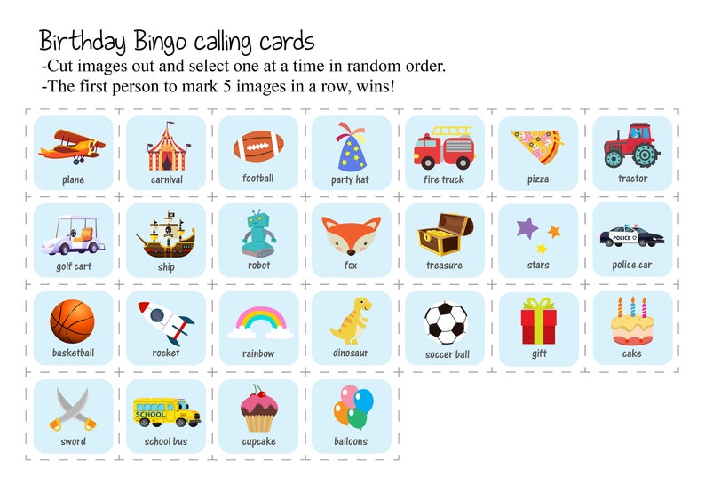 Printable BINGO Game Instant BINGO Printable Bingo Game | Etsy