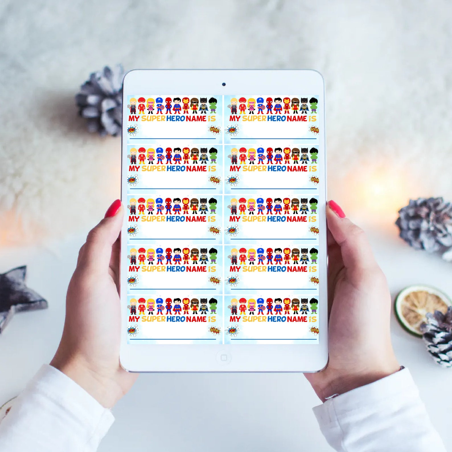 What is Your Superhero Name Game Instant Download, Instant Printable ...
