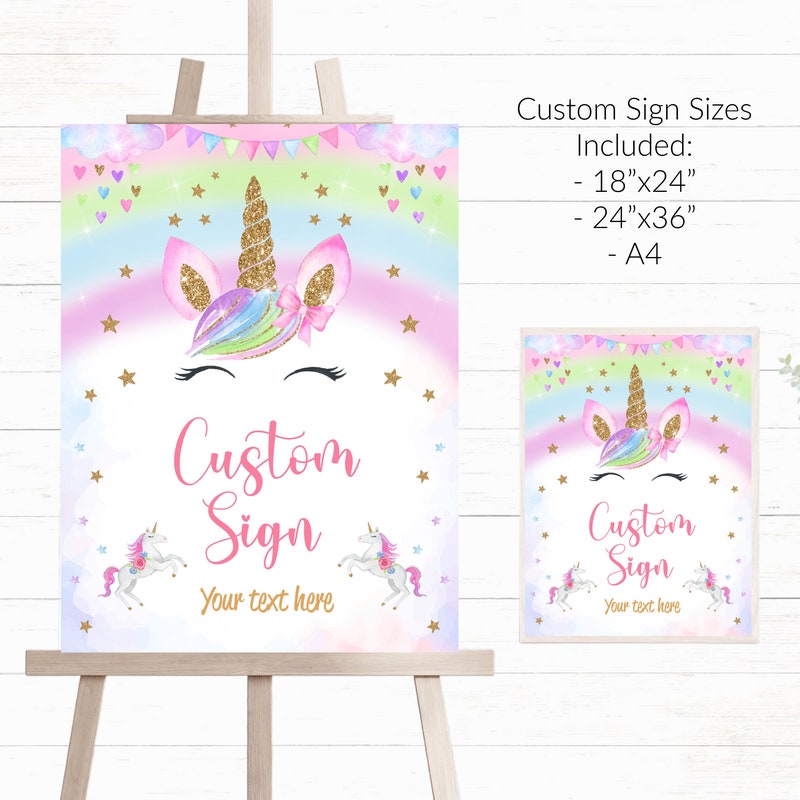 Birthday Party Sign - Etsy