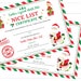 Editable Nice List Certificate From Santa You Can Download and - Etsy