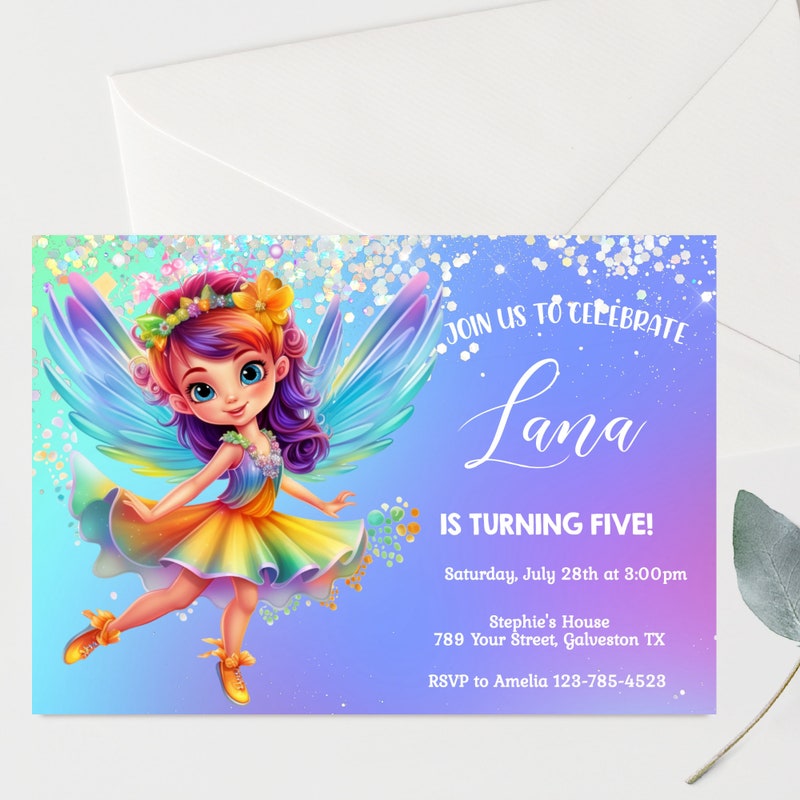Fairy Invitations - Etsy