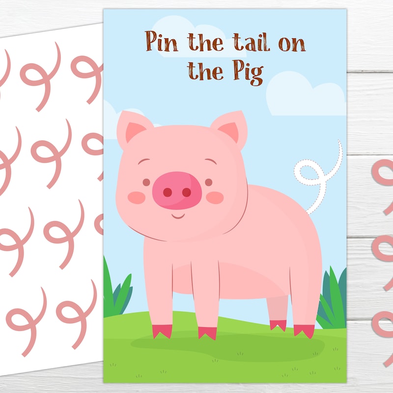 Pin the Tail - Etsy