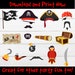 Pirate Party Props. Pirate Photo Booth Props for Instant Download ...
