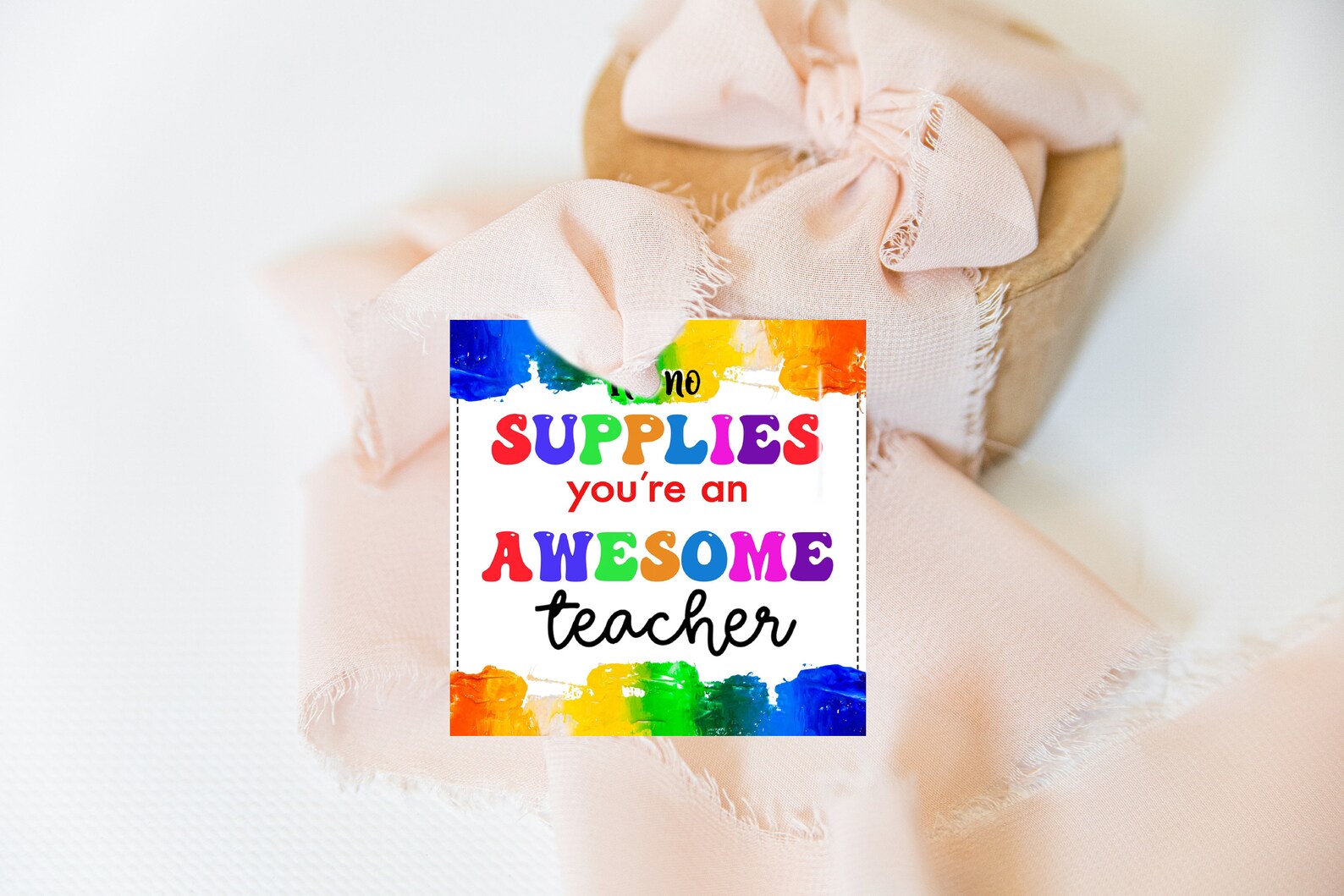 Teacher Appreciation Gift Tag Best Teacher Staff Appreciation Gift Tag ...