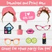 Spa Party Props. Spa Beauty Photo Booth Props Spa Party Printable Over ...