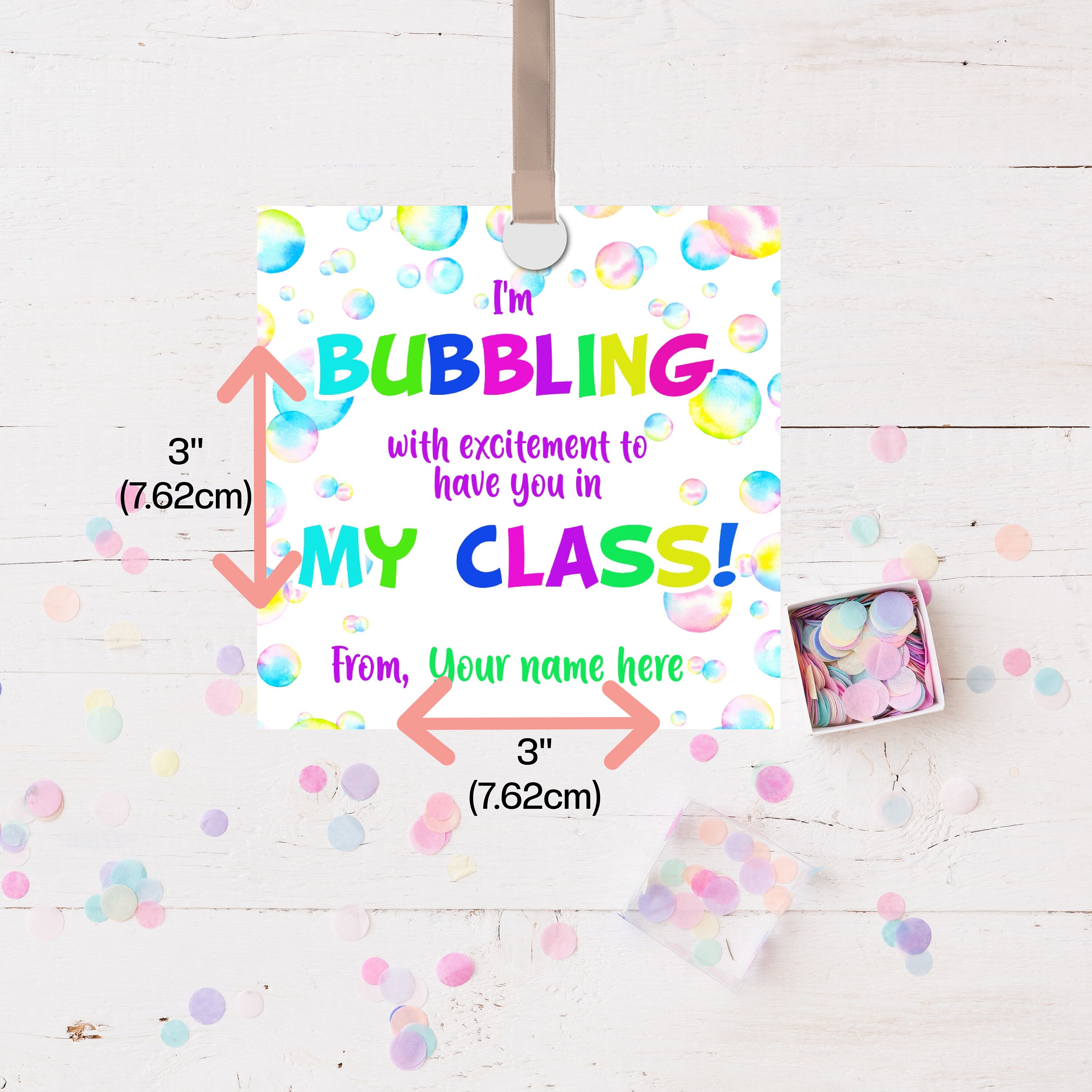 Editable First Day of School Gift Tag for Instant Editing First Day of ...