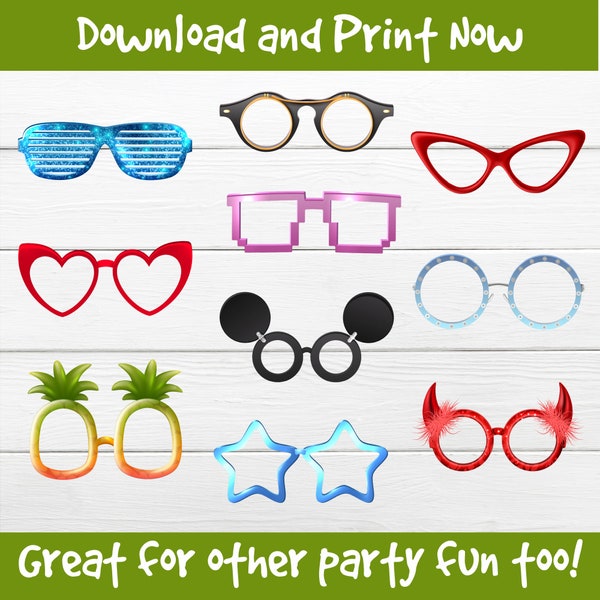 Funny Glasses - Etsy
