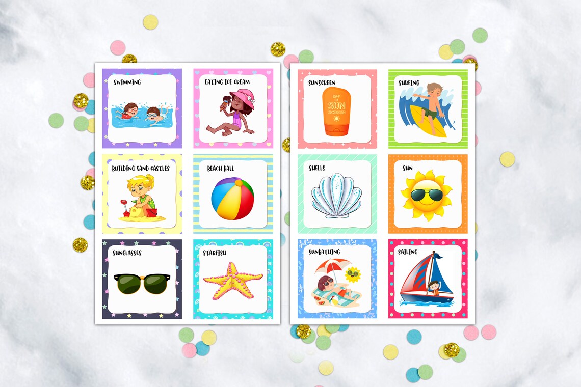 Charades Game Set for Kids 36 Printable Charades Games - Etsy