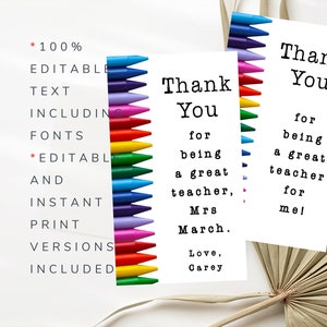 Editable Teacher Thank You Tags Editable Teacher Appreciation Tags ...