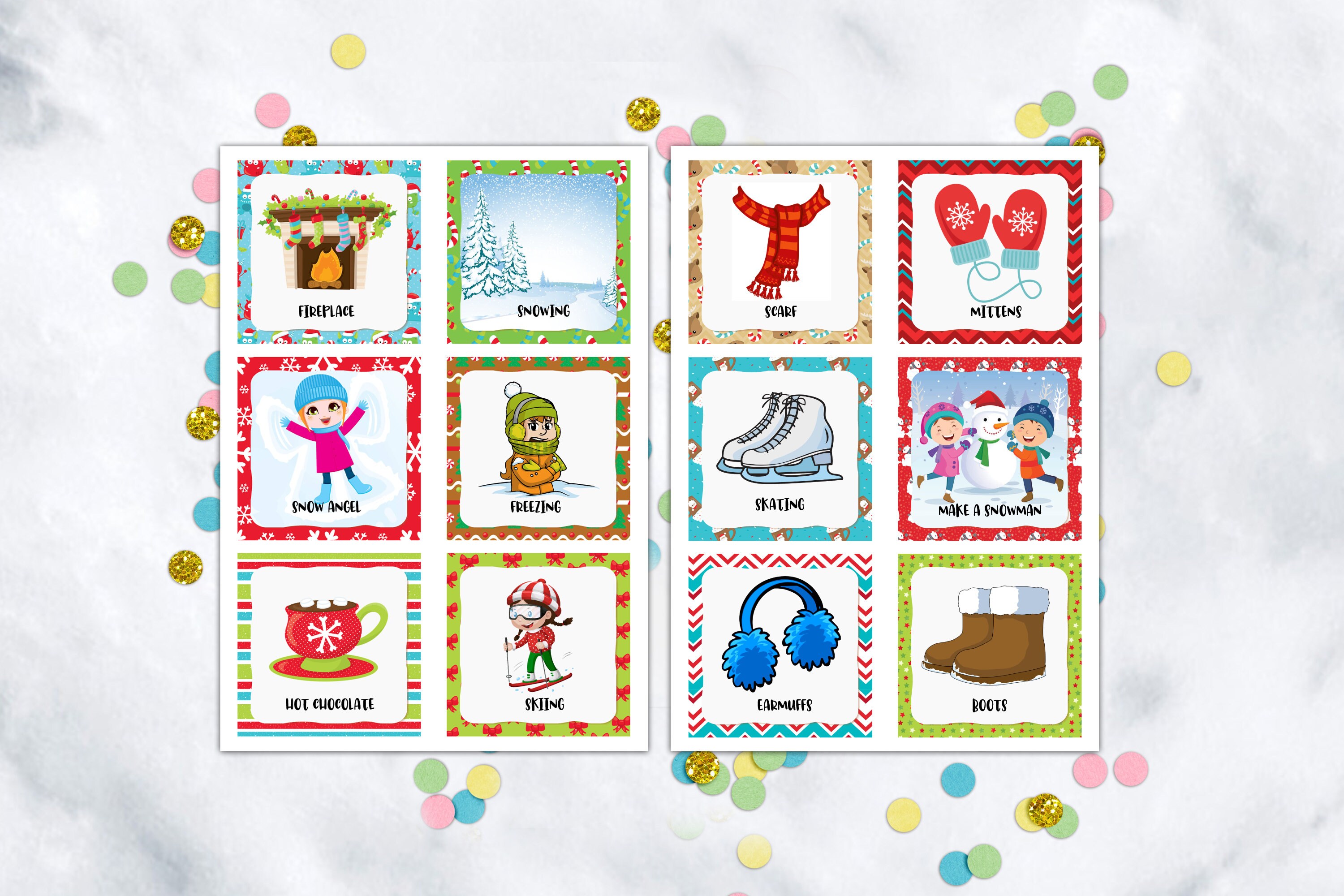 Charades Game Set for Kids 36 Printable Charades Games - Etsy