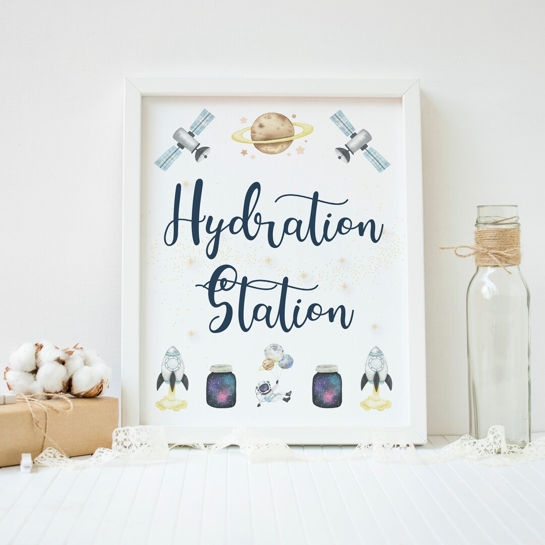 Editable Outer Space Editable Party Custom Food Signs X 3, Editable ...