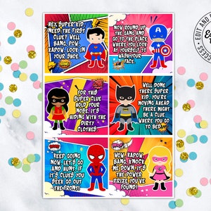 Superhero Birthday Party Bundle Superhero Party Printable Bundle Supers ...