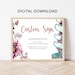 Editable High Tea Birthday Signs X 2 Sizes High Tea Party Decor Party ...