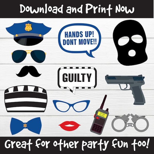 Cops and Robbers - Etsy