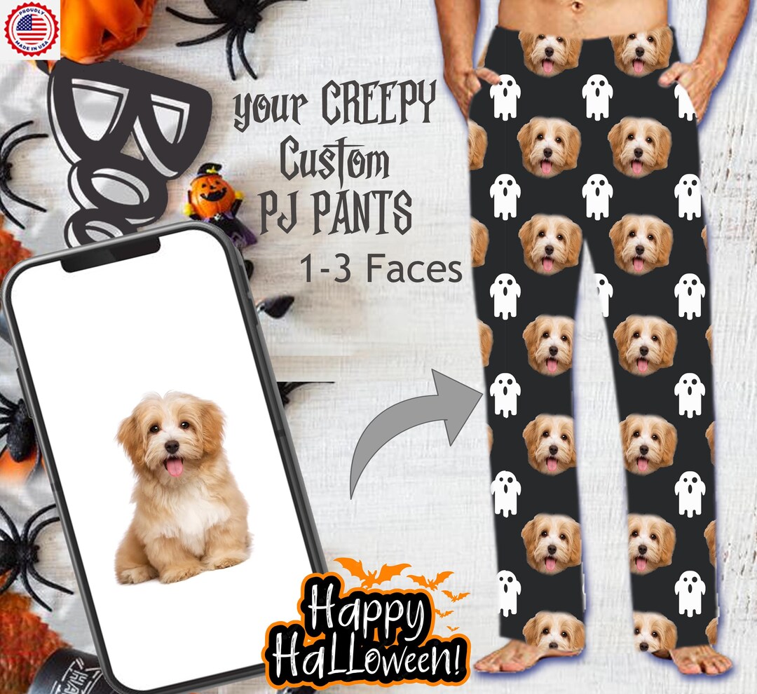 Halloween Pajama Party, Halloween Monsters Custom PJ ,unisex Scary ...