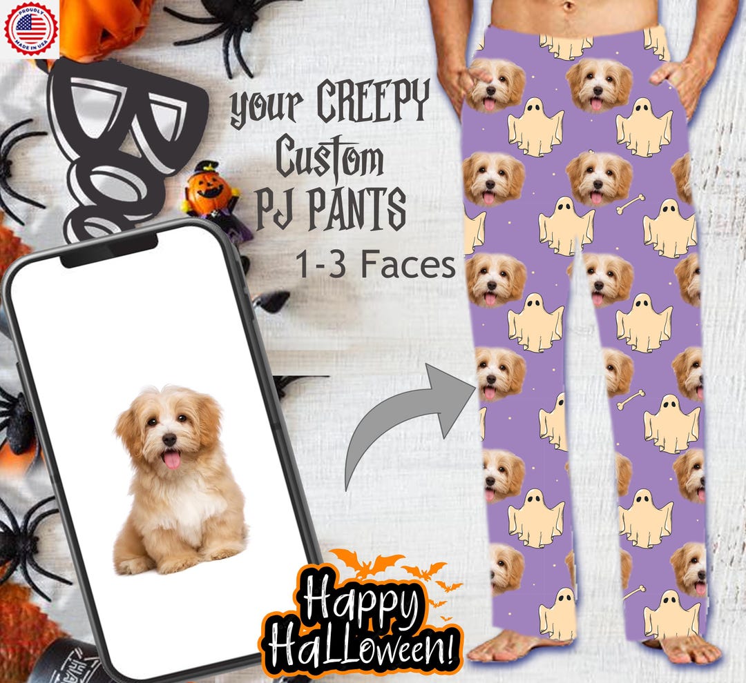 Halloween Pajama Party, Halloween Monsters Custom PJ ,unisex Scary ...