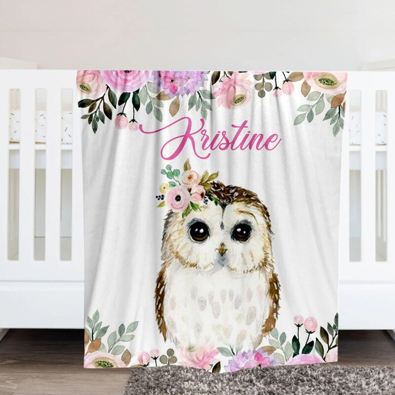 Owl Baby Blanket - Etsy