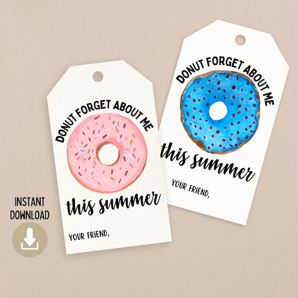 Donut Printable - Etsy