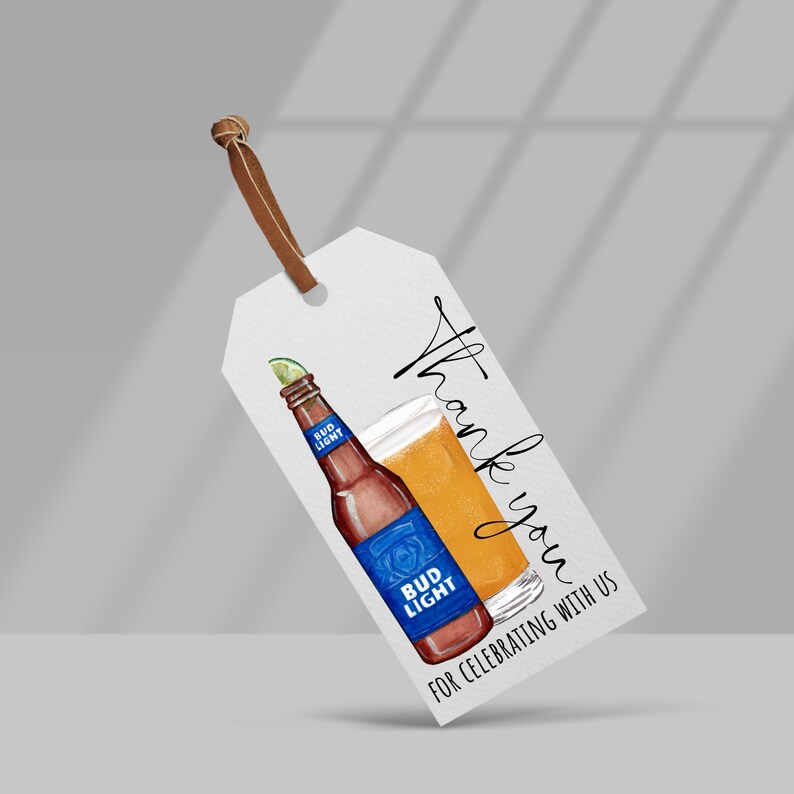 Beer Printable Gift Tag Cocktail Gift Tag Party Favor Tag - Etsy