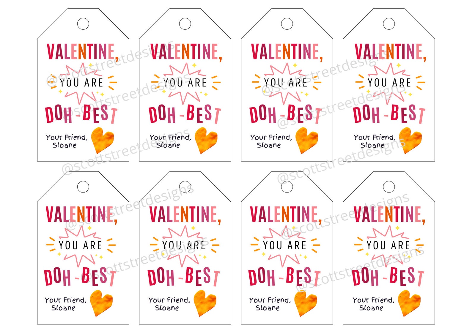 Valentine, You Are Doh Best, Play Doh Valentine Card, Play Doh ...