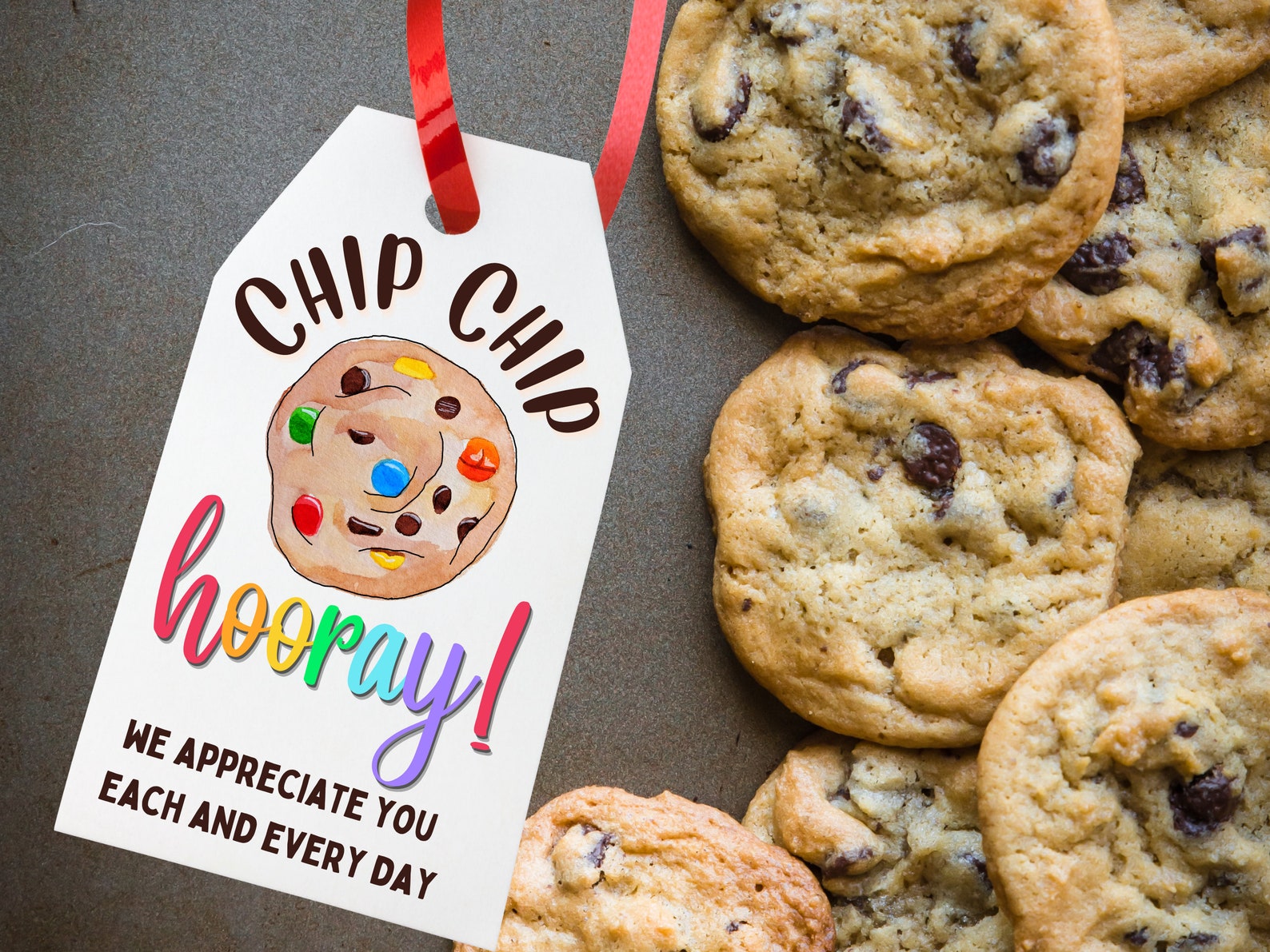 Chip Chip Hooray Printable Gift Tag Appreciation Gift - Etsy