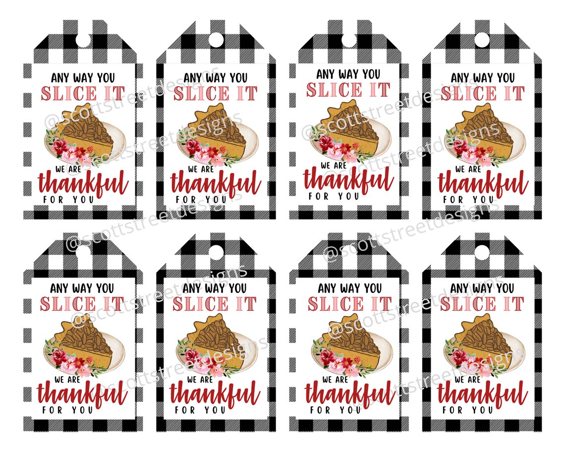 Any Way You Slice It Printable Gift Tag Appreciation Gift - Etsy