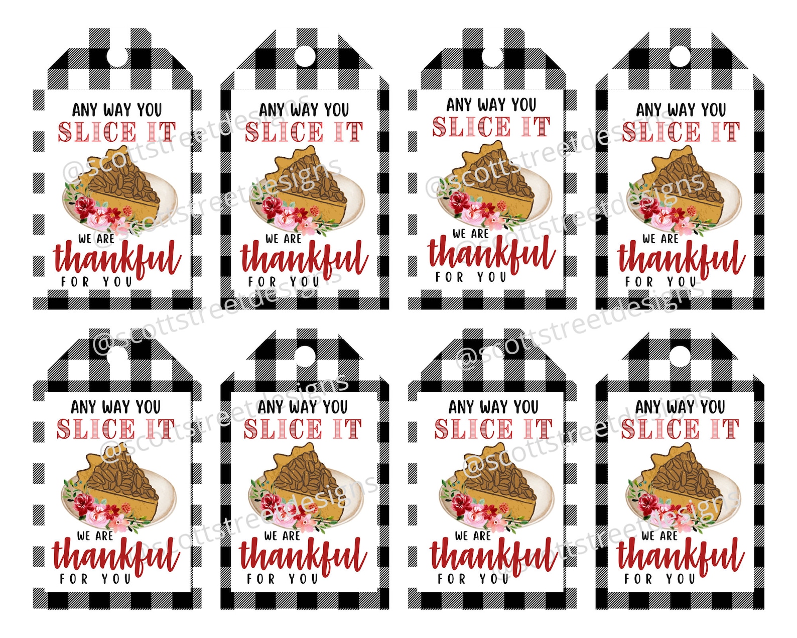 Any Way You Slice It Printable Gift Tag Appreciation Gift - Etsy