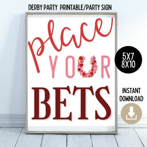 PRINTABLE Derby All Day Party All Night, Derby Party Decorations, Horse ...