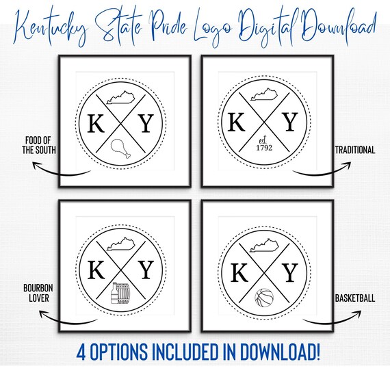 Kentucky State Pride Logo Digital Download Ky Home Kentucky - Etsy