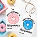 Donut Gift Tag for Teacher Donut Forget About Me Printable - Etsy