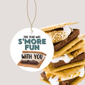 S'mores Gift Tag Printable, This Year Was S'more Fun With You, Gift Tag ...