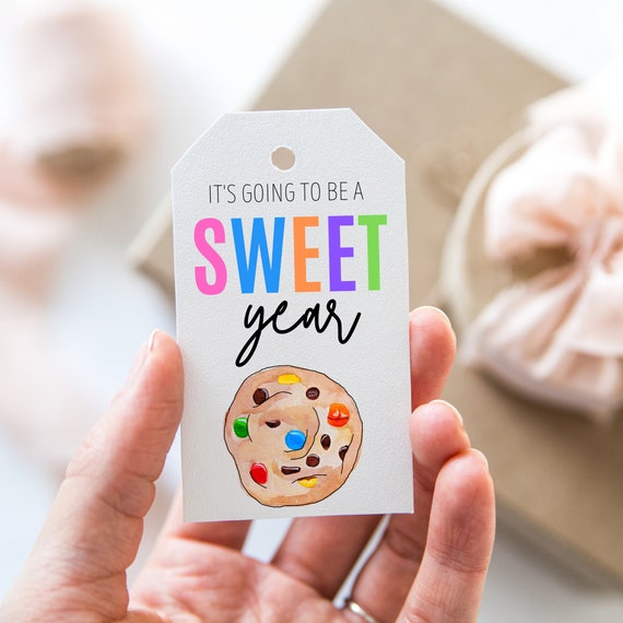 It's Going to Be A Sweet Year Printable Gift Tag Back to | Etsy