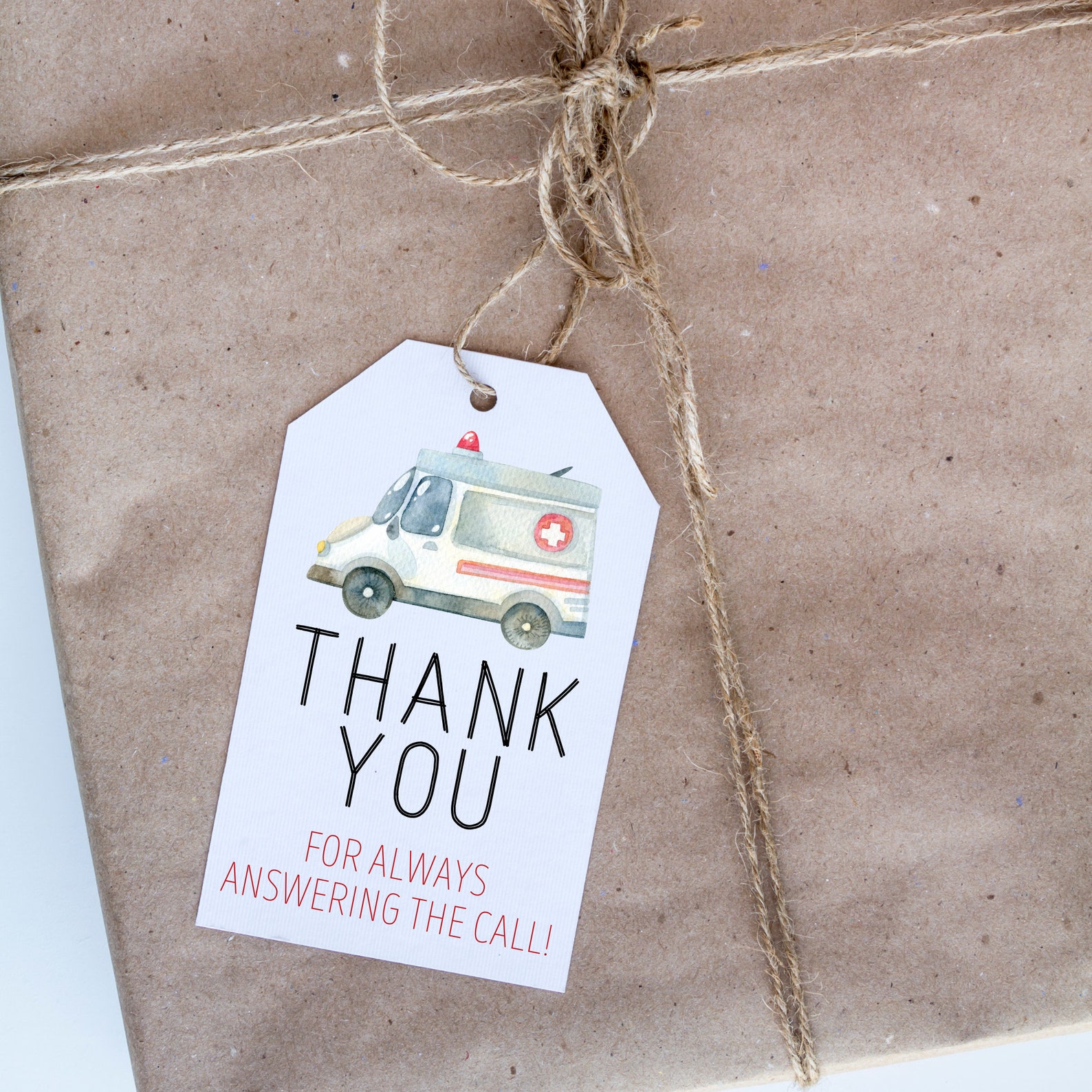 First Responder Gift, Thank You First Responder, Police Fire Ambulance ...