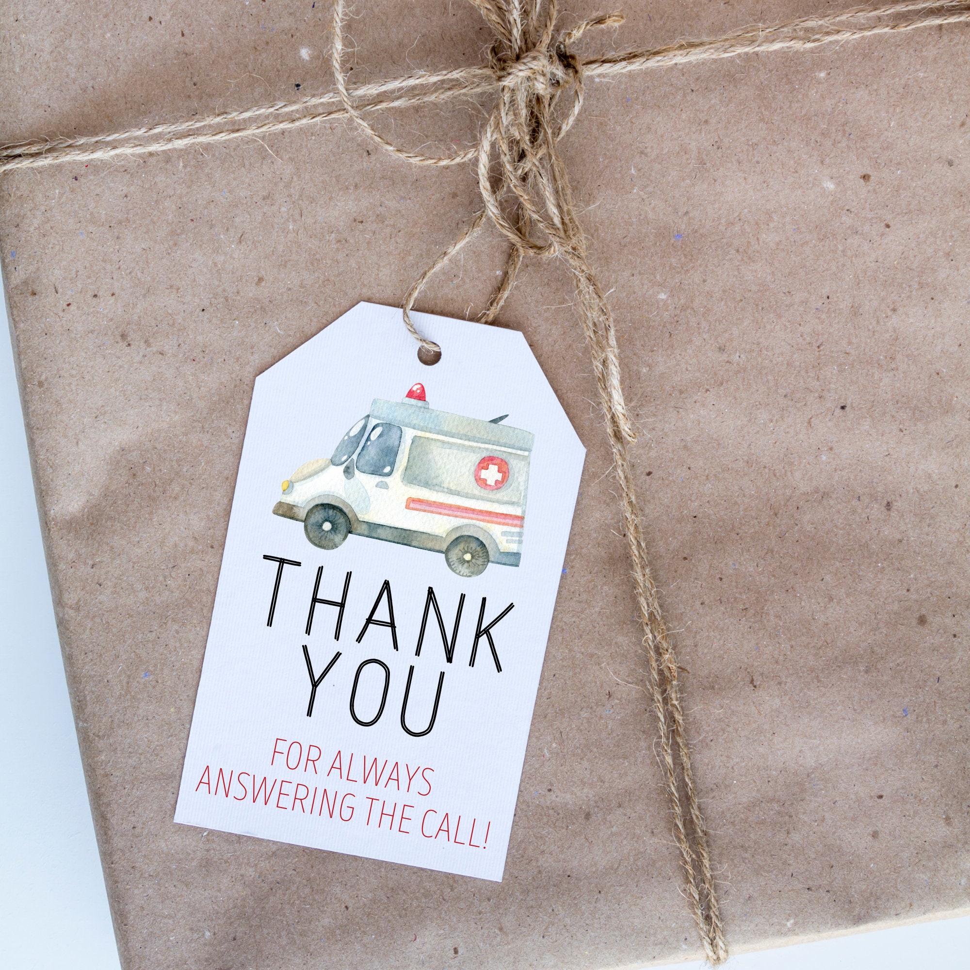 First Responder Gift, Thank You First Responder, Police Fire Ambulance ...