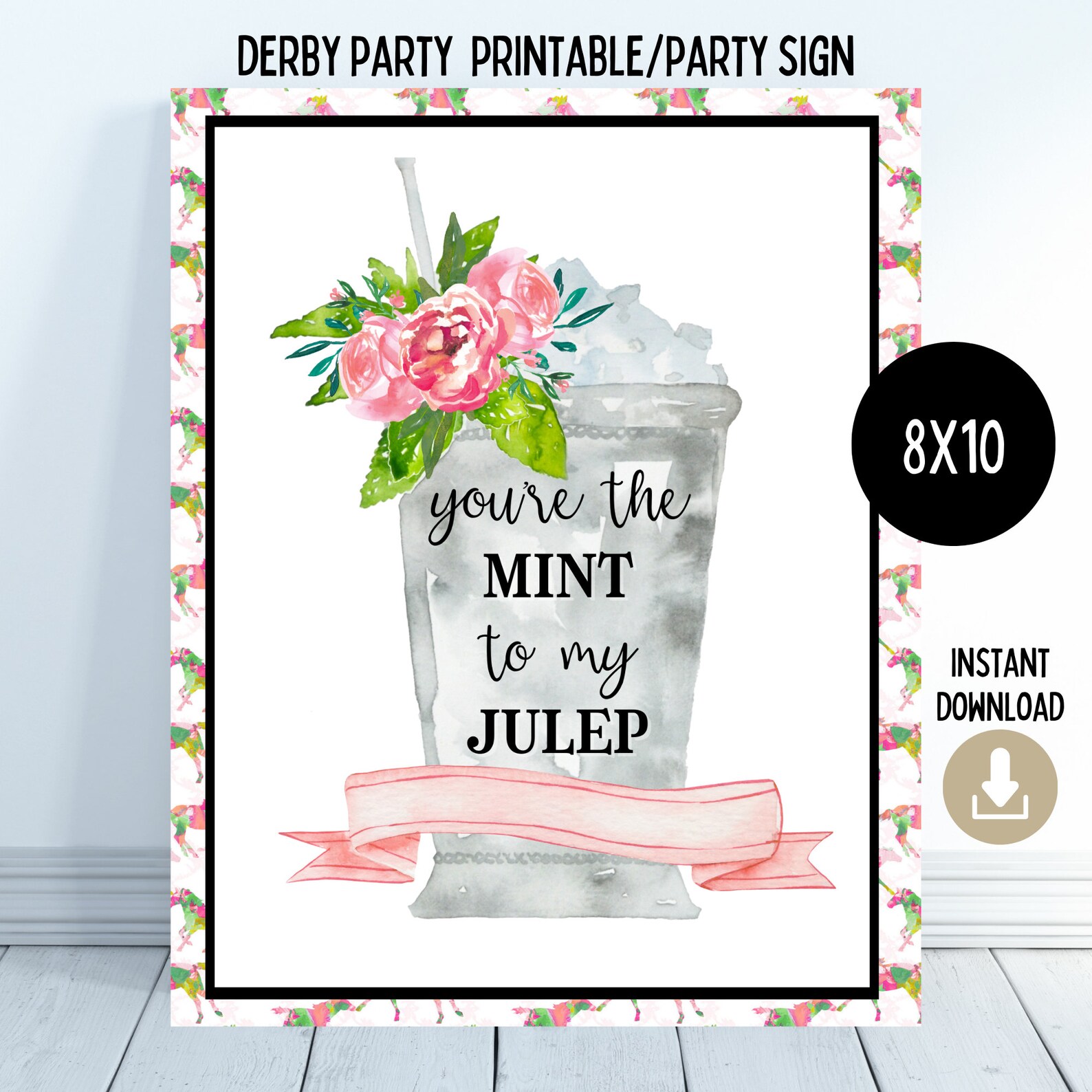 PRINTABLE Derby Party Printable Place Your Bets Sign Derby - Etsy