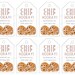 Printable Chip Chip Hooray Gift Tag, Chocolate Chip Cookie Tag ...