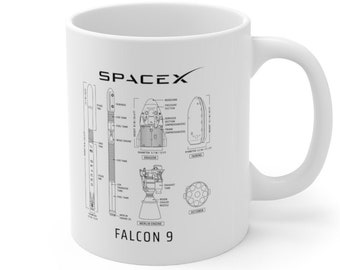 Spacex Stickers Falcon 9 Sticker Falcon Heavy Sticker - Etsy